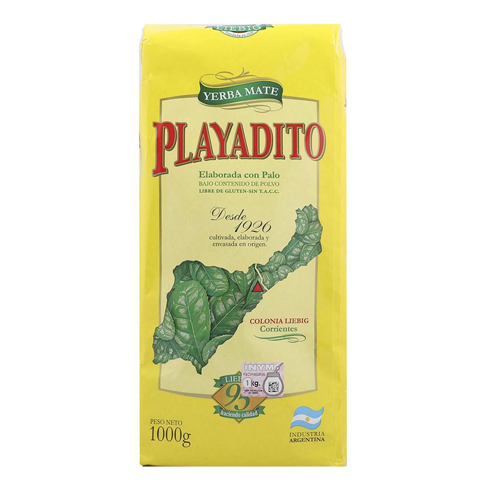 Yerba Mate Playadito tradicional, 1 kg [Mate Herbs] | Pero Bien Argentino!