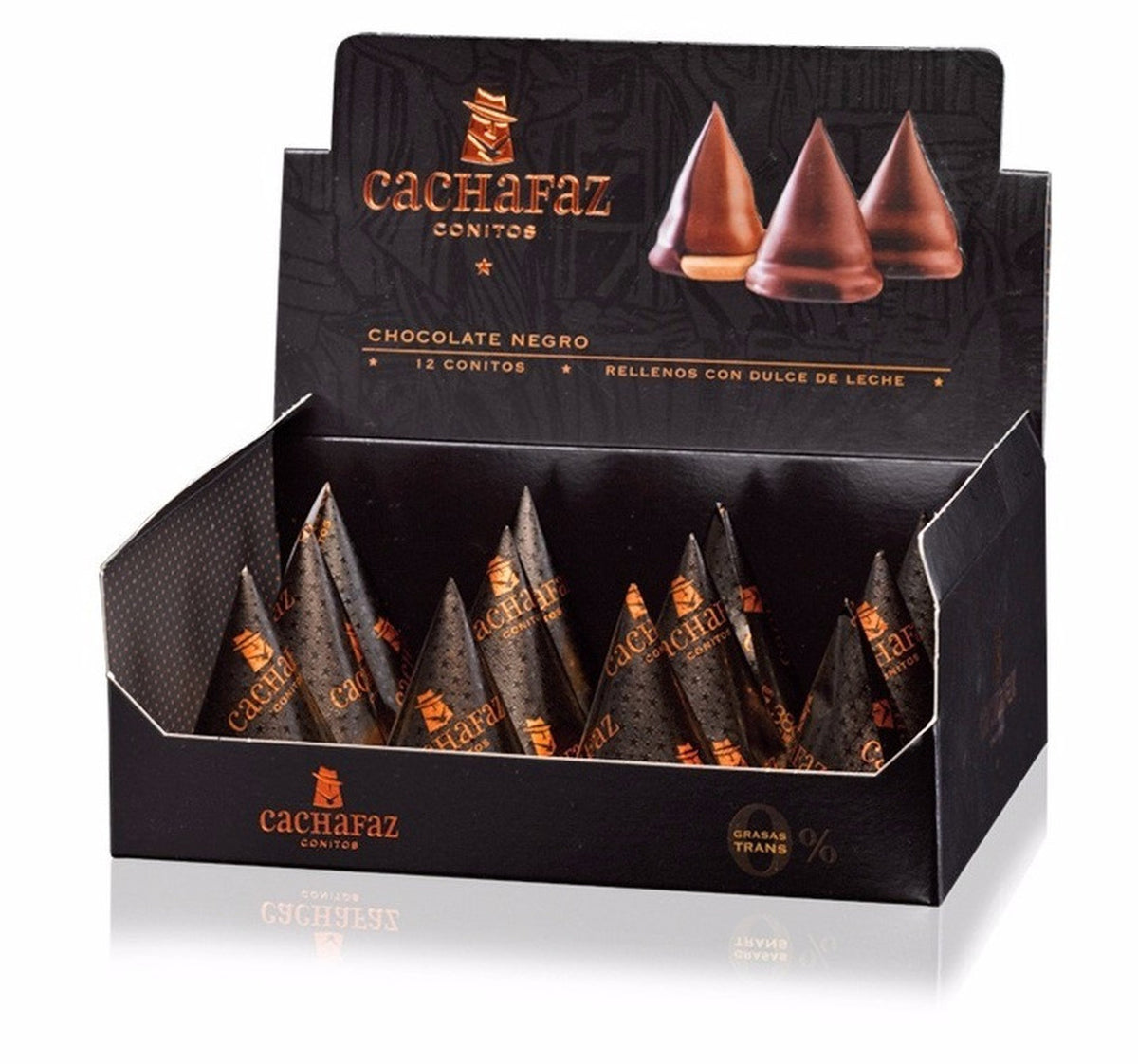 Conitos Cachafaz con Dulce de Leche, 228 g (Caja x 6) [Sandwich Cookie ...